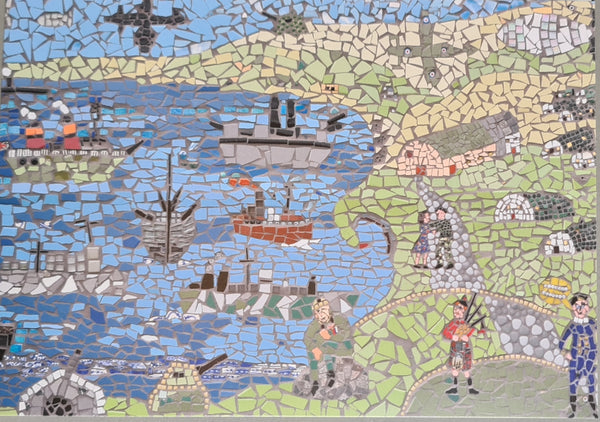 Arctic Convoy Mosaic Card Blank – Arctic Convoy Museum Shop